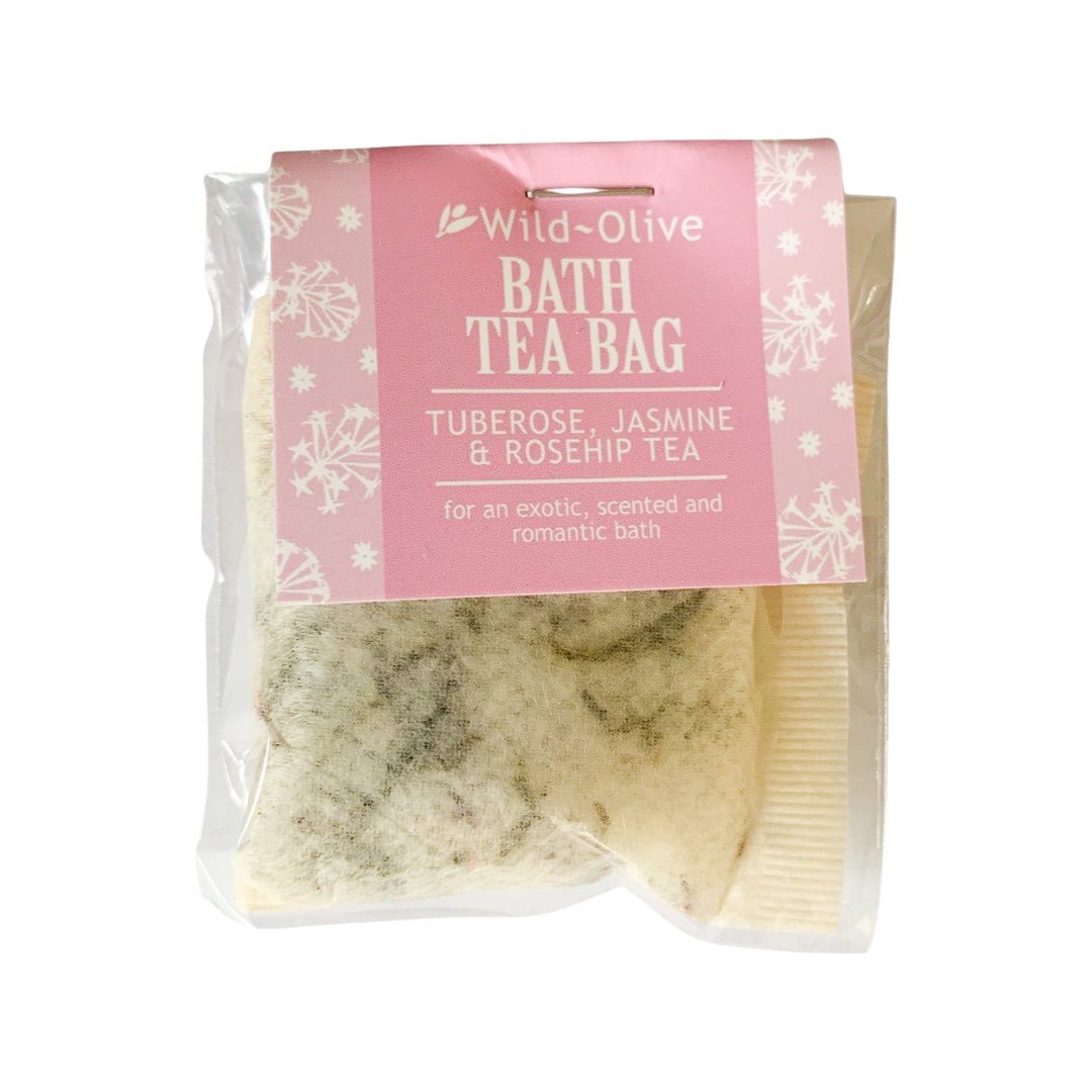 Bath Tea Bag - Tuberose, Jasmine and Rosehip Tea – The Rosy Robin Company