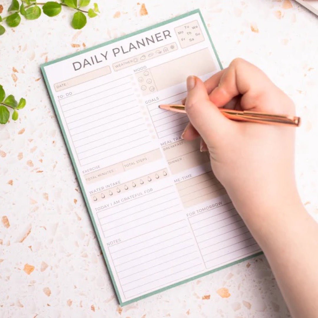 Daily Planner Pad A5 | Notepad – The Rosy Robin Company